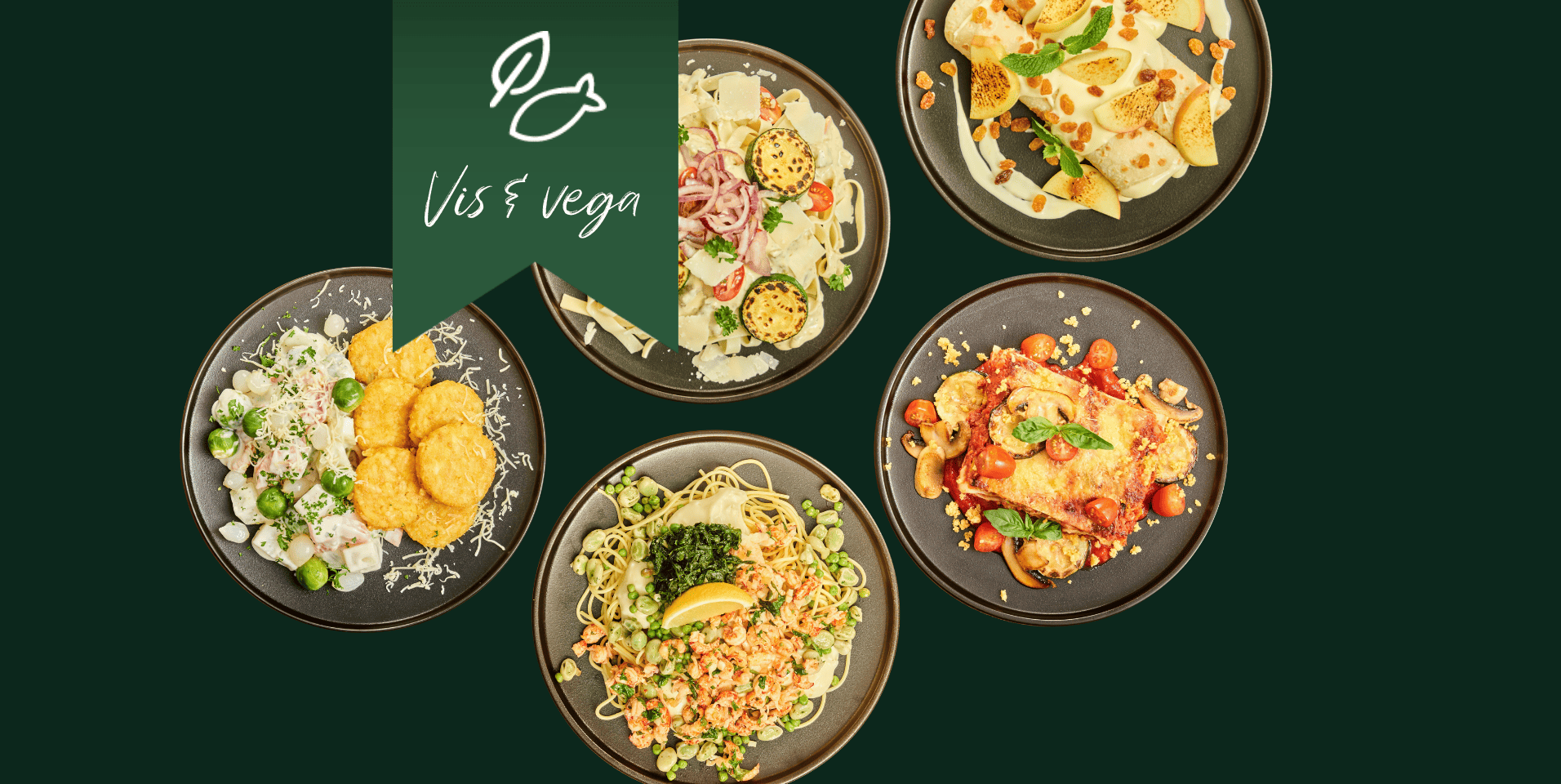 Maaltijdbox Vegetarisch & vis | Uitgekookt