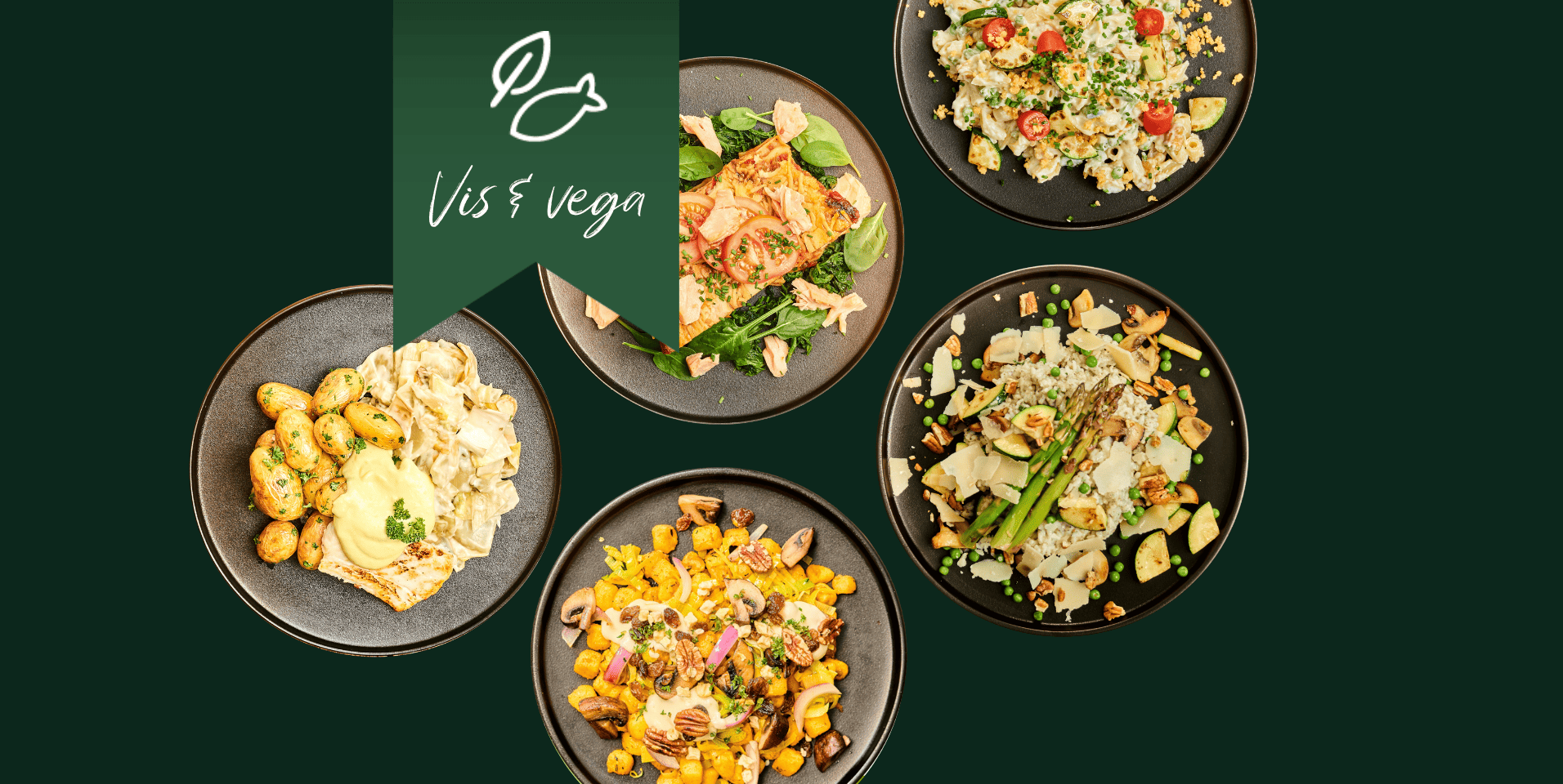 Maaltijdbox Vegetarisch & vis | Uitgekookt