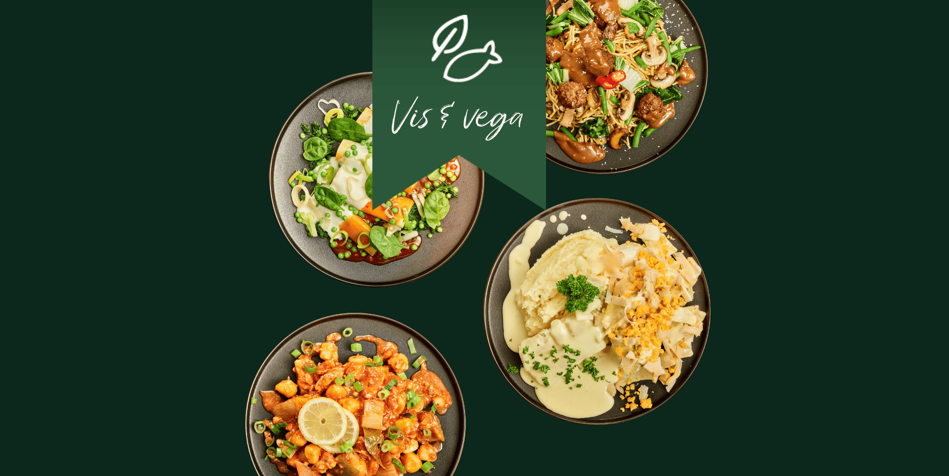 Maaltijdbox Vegetarisch & vis | Uitgekookt