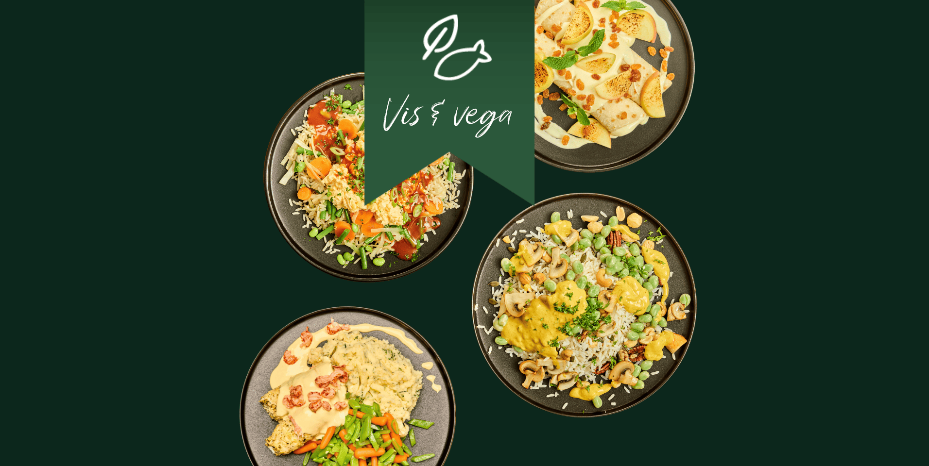 Maaltijdbox Vegetarisch & vis | Uitgekookt