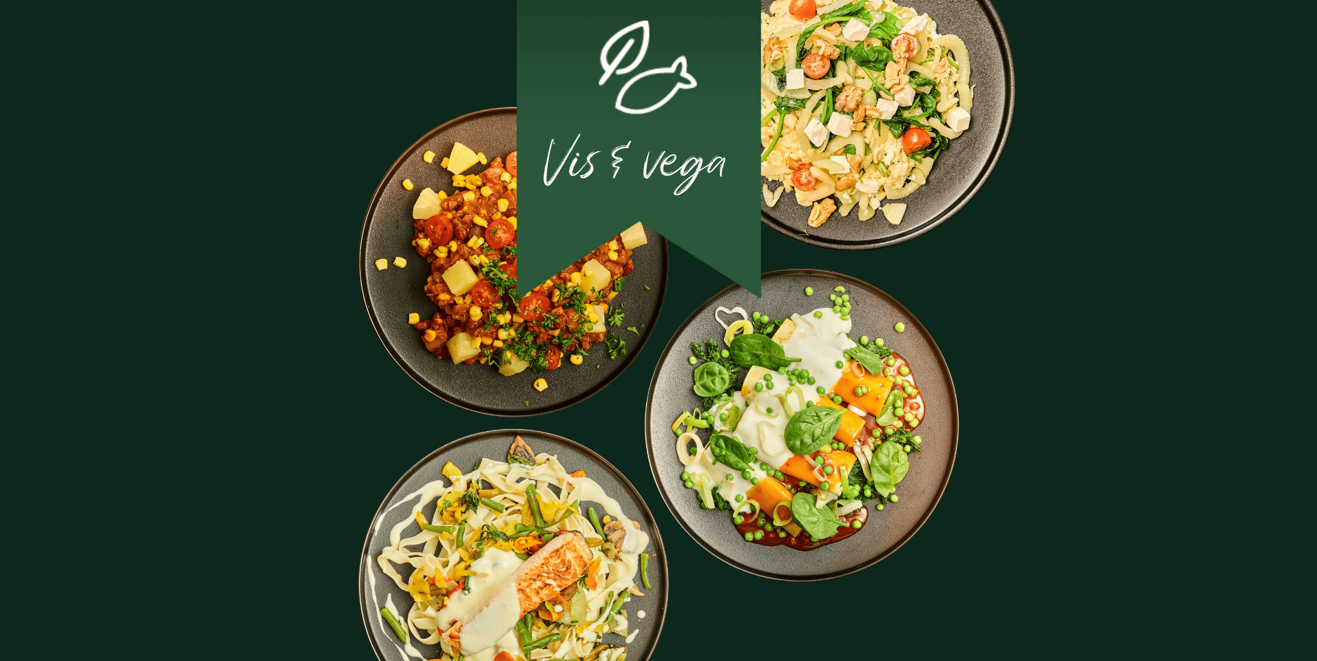 Maaltijdbox Vegetarisch & vis | Uitgekookt