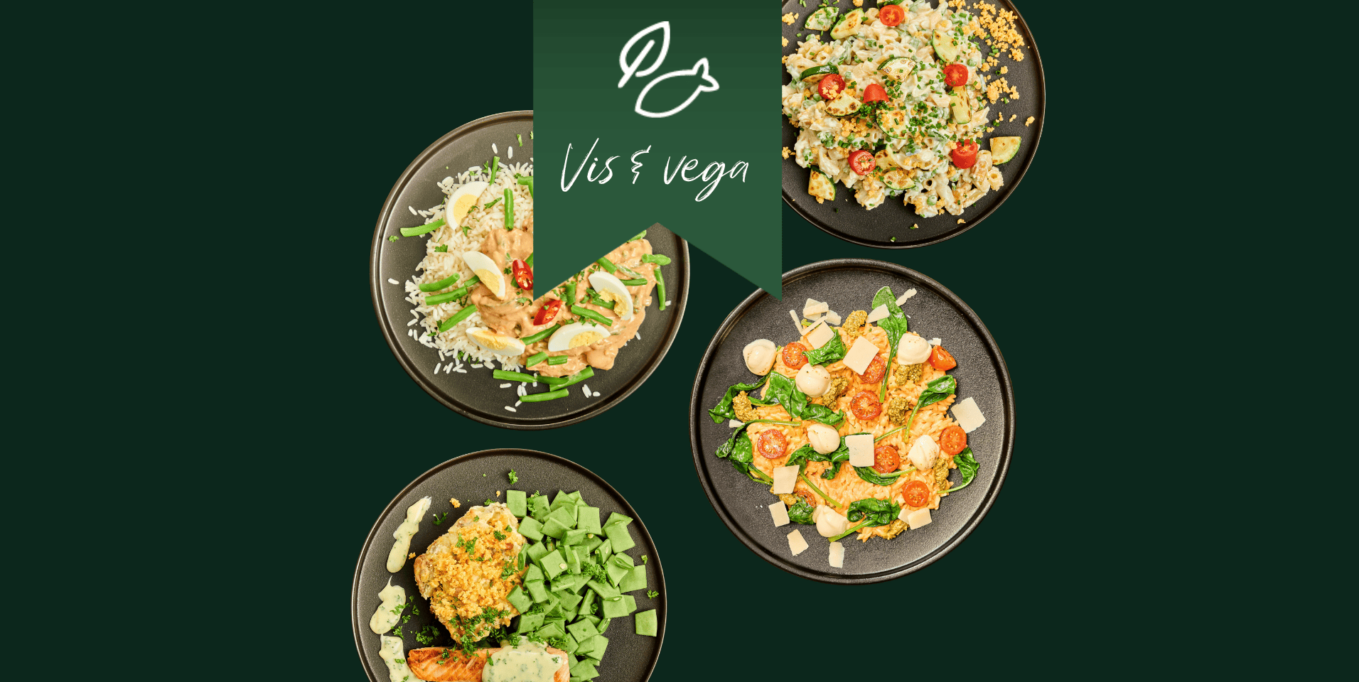 Maaltijdbox Vegetarisch & vis | Uitgekookt