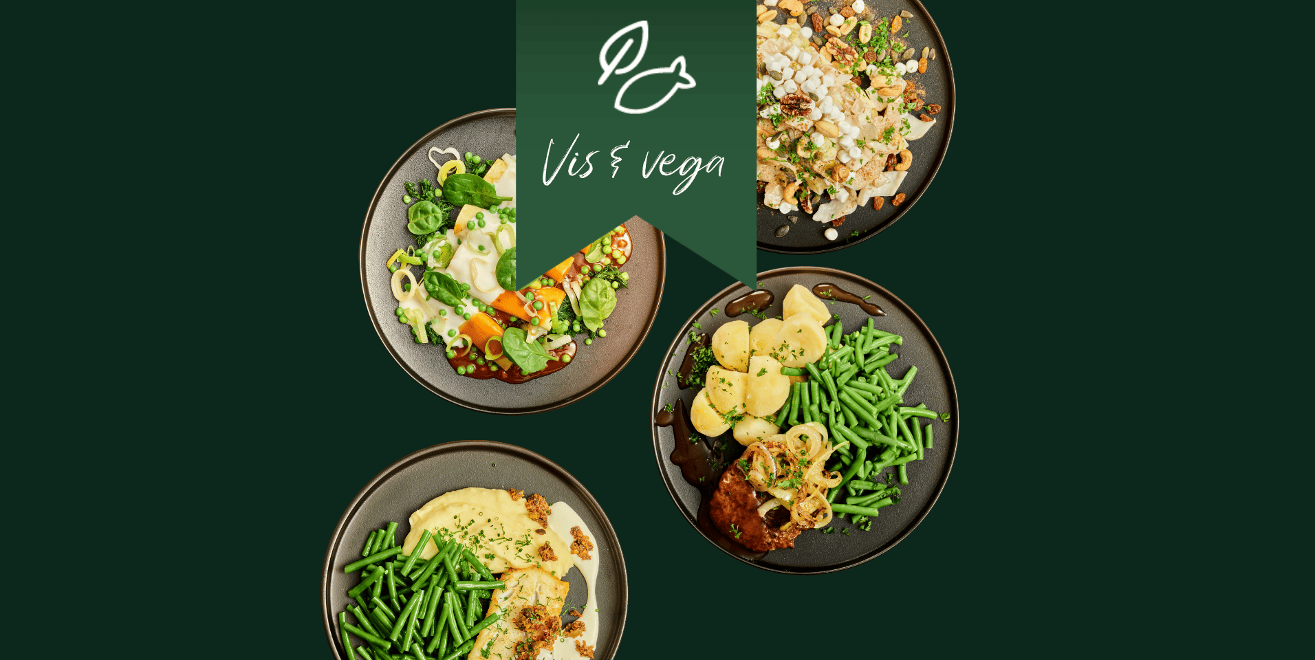 Maaltijdbox Vegetarisch & vis | Uitgekookt